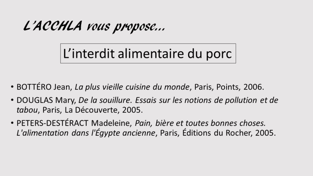 Acchla - Association pour la Connaissance de la Culture Historique ...